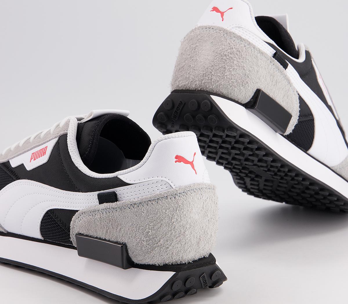 PUMA Future Rider Vintage Trainers Black Quarry - Unisex Sports