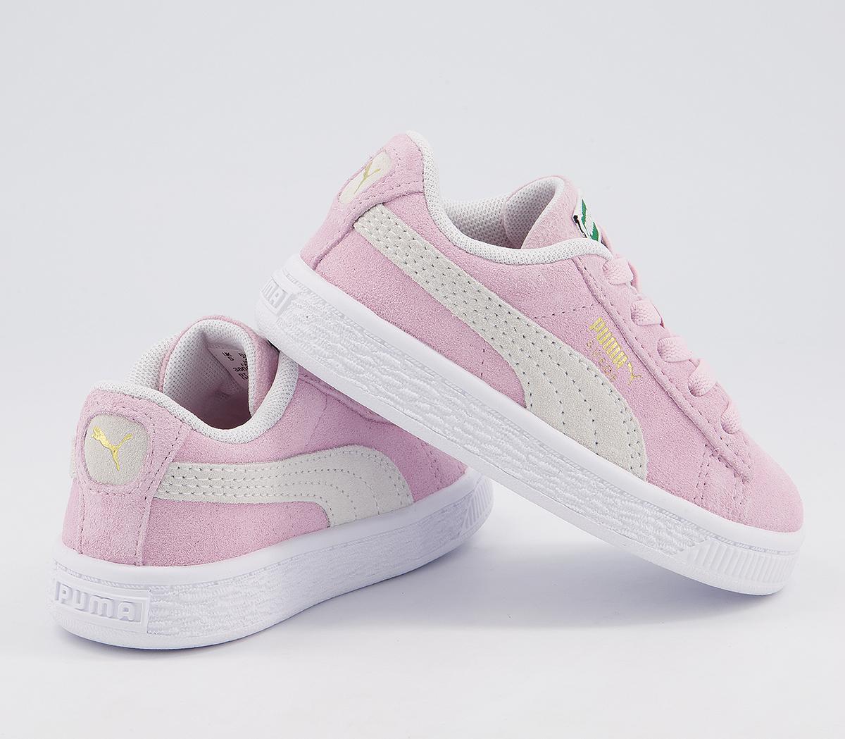 PUMA Suede Classic Xxl Infant Trainers Pink Lady White - Unisex
