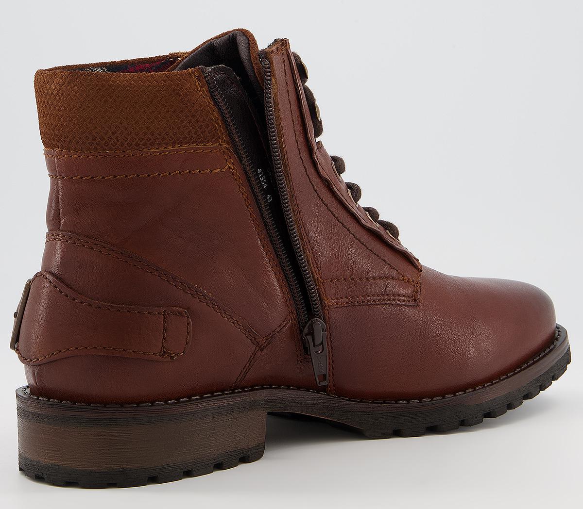 OFFICE Bradford Boots Tan Grain Leather - Men’s Boots