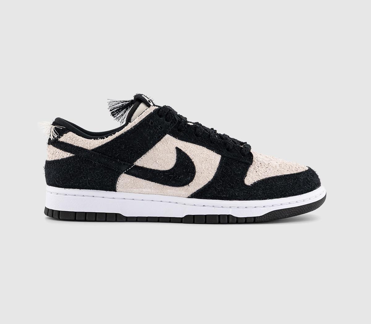 Click here for Nike Mens Dunk Low Trainers White Black Black  7 prices