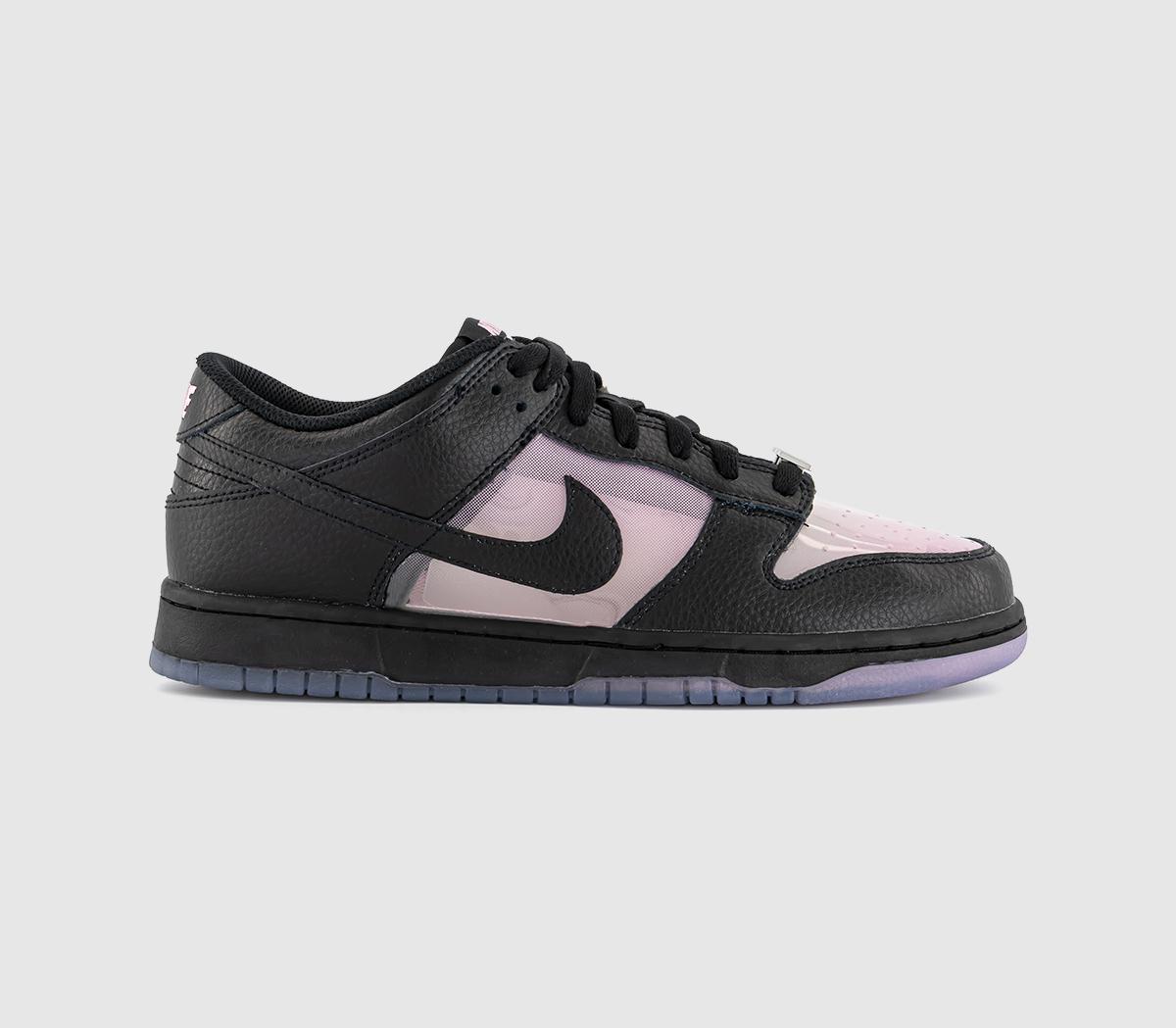 Click here for Nike Dunk Low Trainers Pink Rise Black Black  7 prices