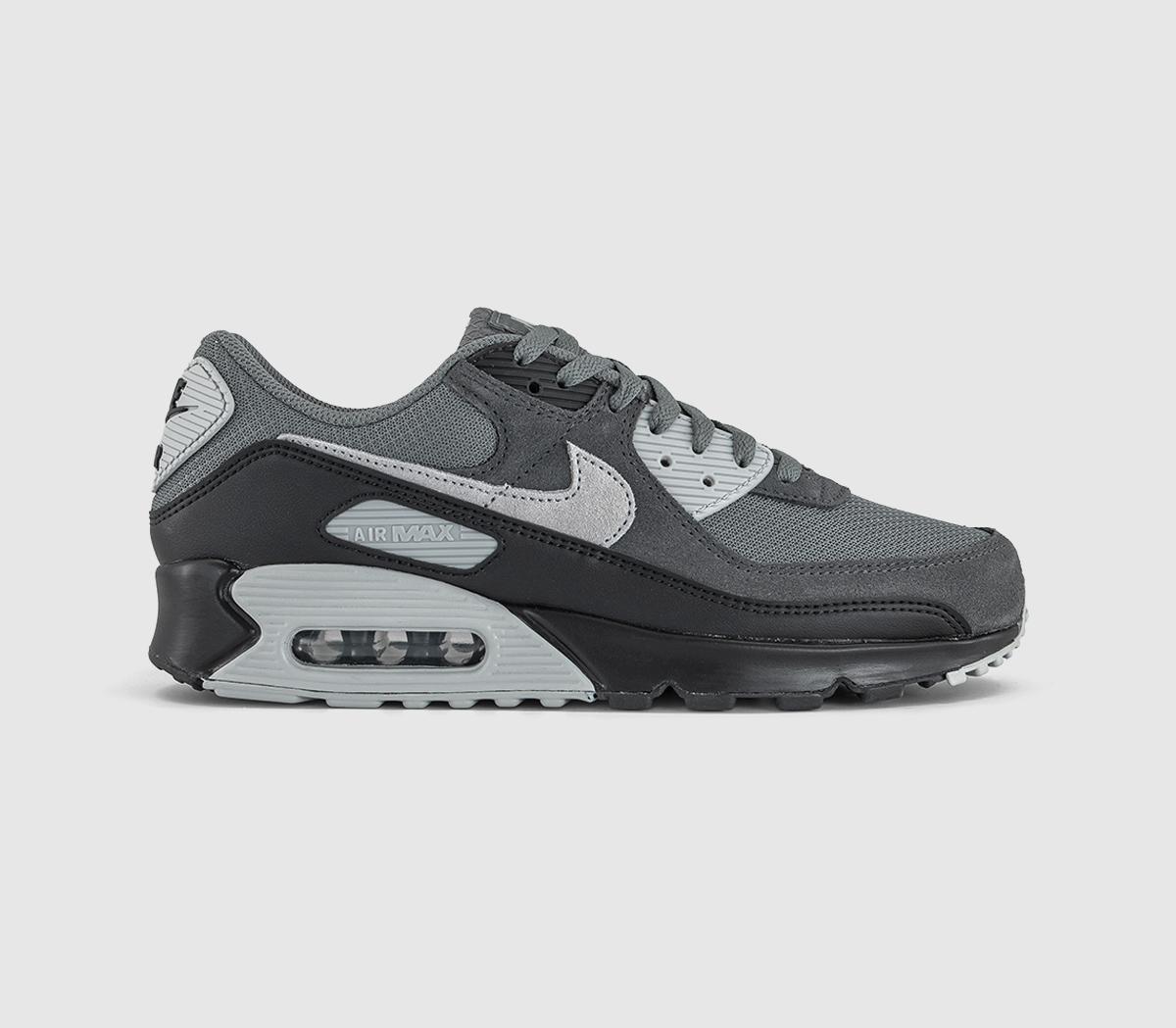 Click here for Nike Mens Air Max 90 Trainers Smoke Grey Photon Du... prices