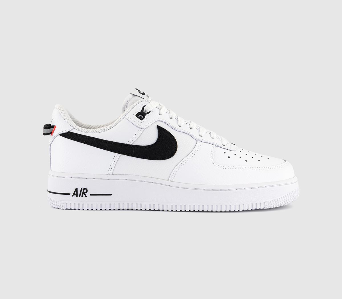 Click here for Nike Mens Air Force 1 07 Trainers White Black Brig... prices