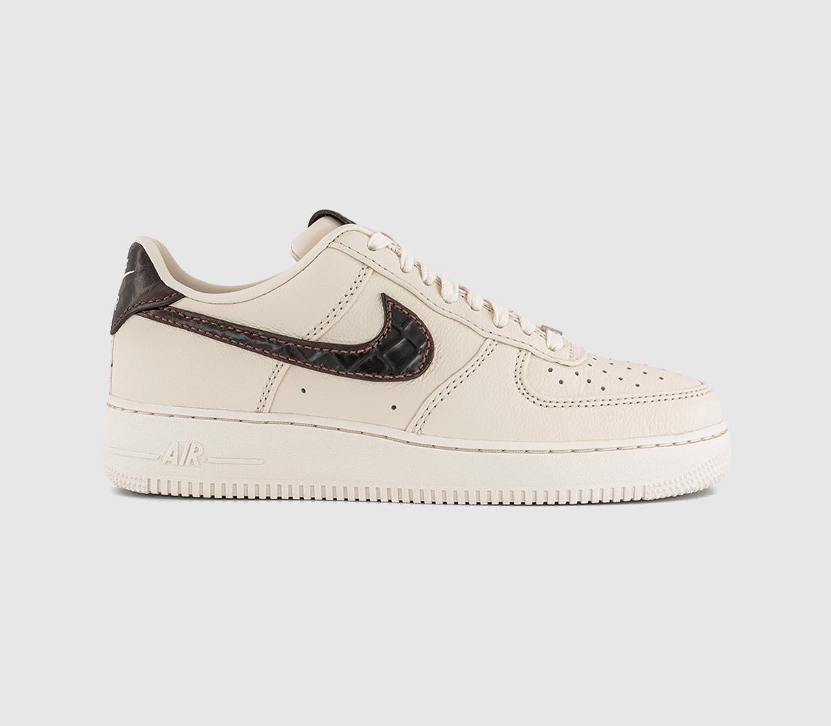 Click here for Nike Mens Air Force 1 07 Trainers Soft Pearl Ghost... prices