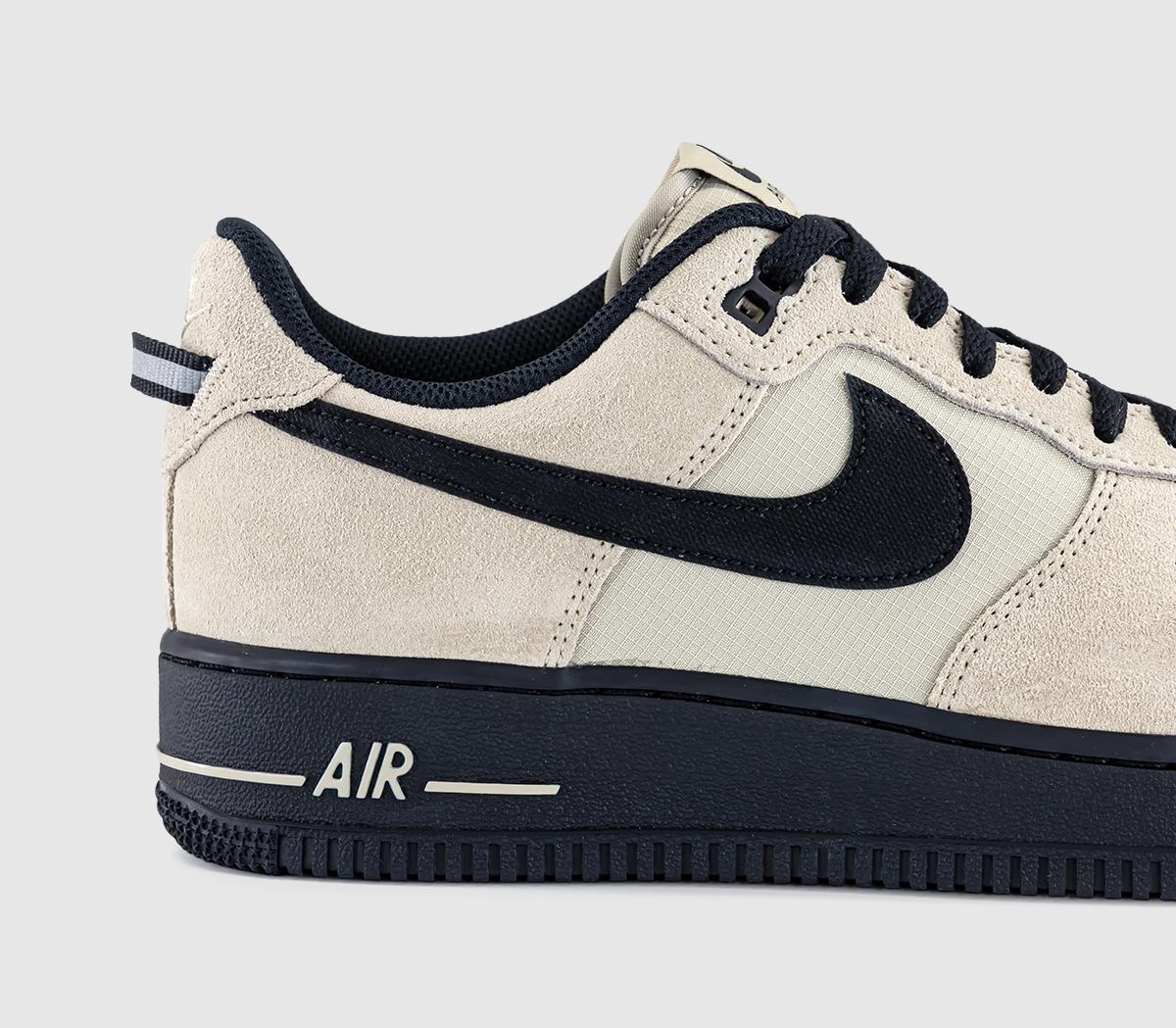 Nike Air Force 1 07 Trainers Desert Khaki Black Light Khaki - Men's ...