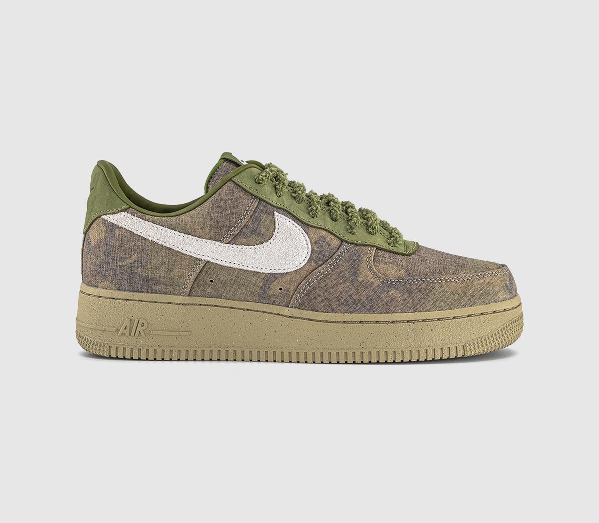 Click here for Nike Mens Air Force 1 07 Trainers Asparagus Wheat... prices