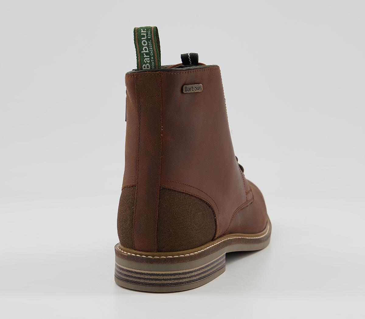 Barbour Seaham Lace Up Boots Brown - Men’s Boots