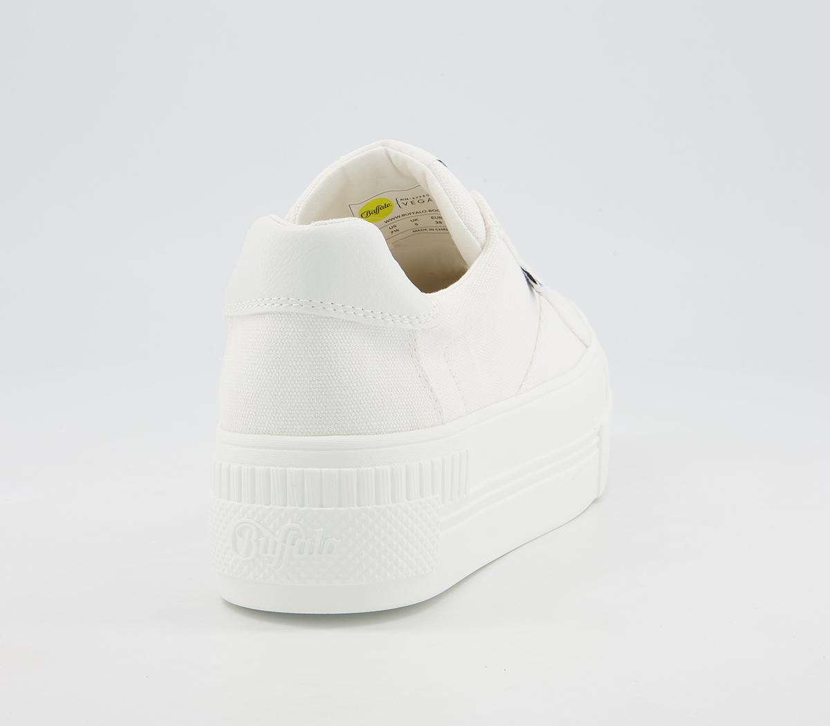 Buffalo Paired Trainers White - Flat Shoes for Women