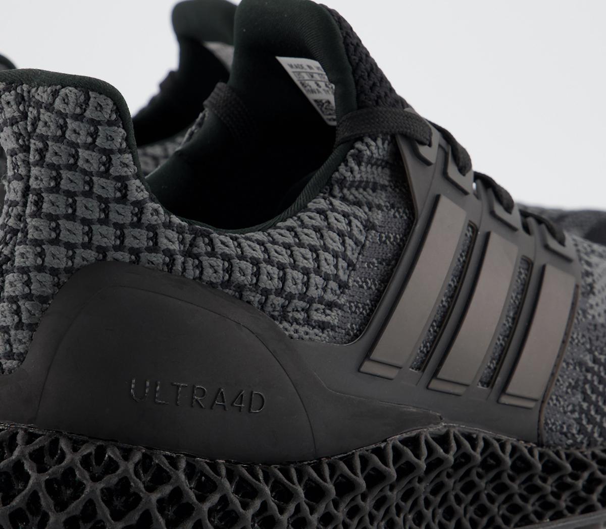 adidas Ultraboost Ultra 4d 5.0 Trainers Core Black - Men's Premium Sneakers