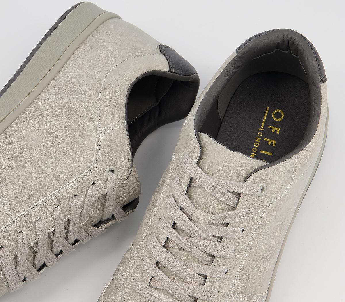 OFFICE Curtis Trainers Grey - Men's Casual Shoes
