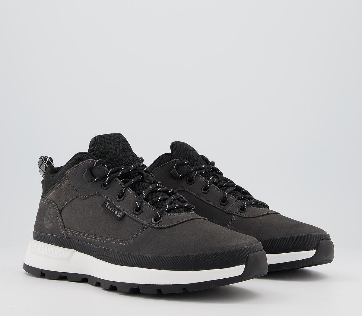 Timberland Field Trekker Low Hiker Boots Medium Grey Nubuck - Men's ...