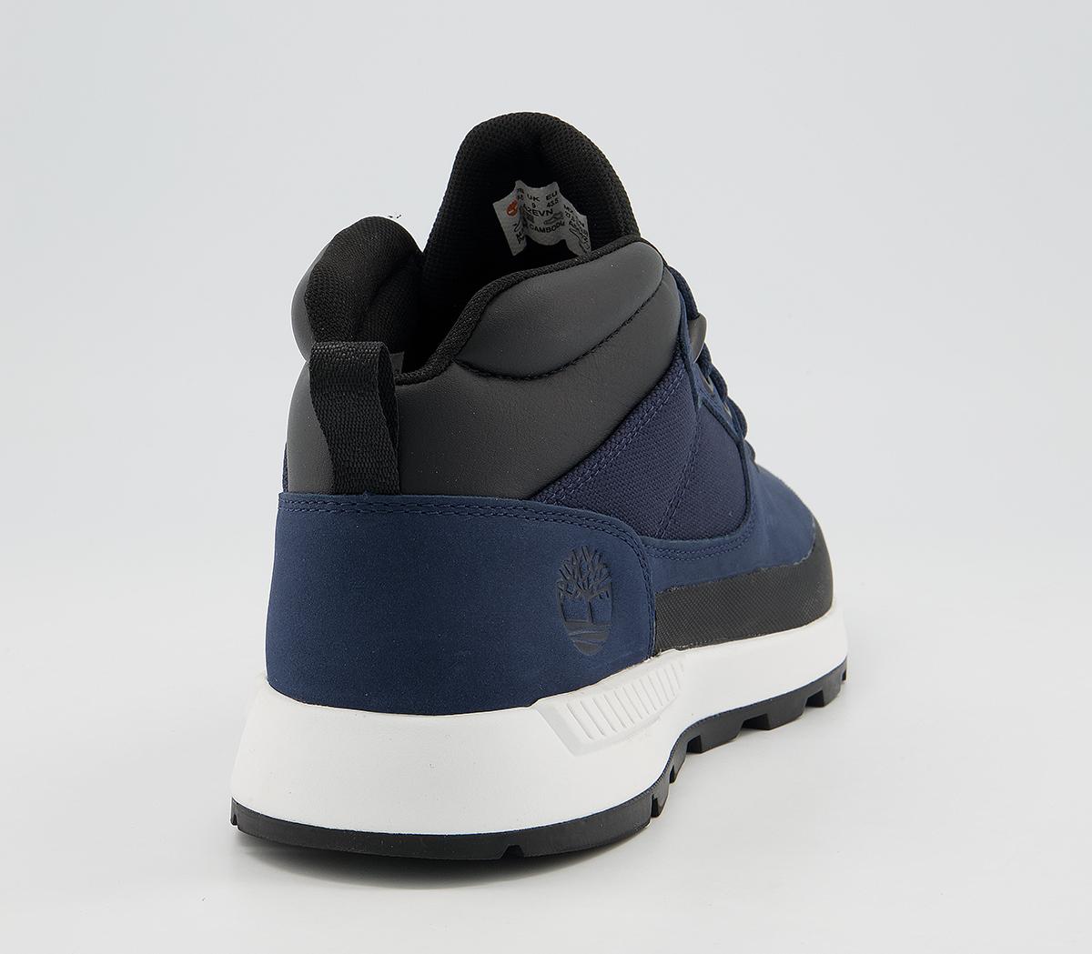 Timberland Eurosprint Trekker Super Ox Boots Navy Nubuck - Mens Shoes