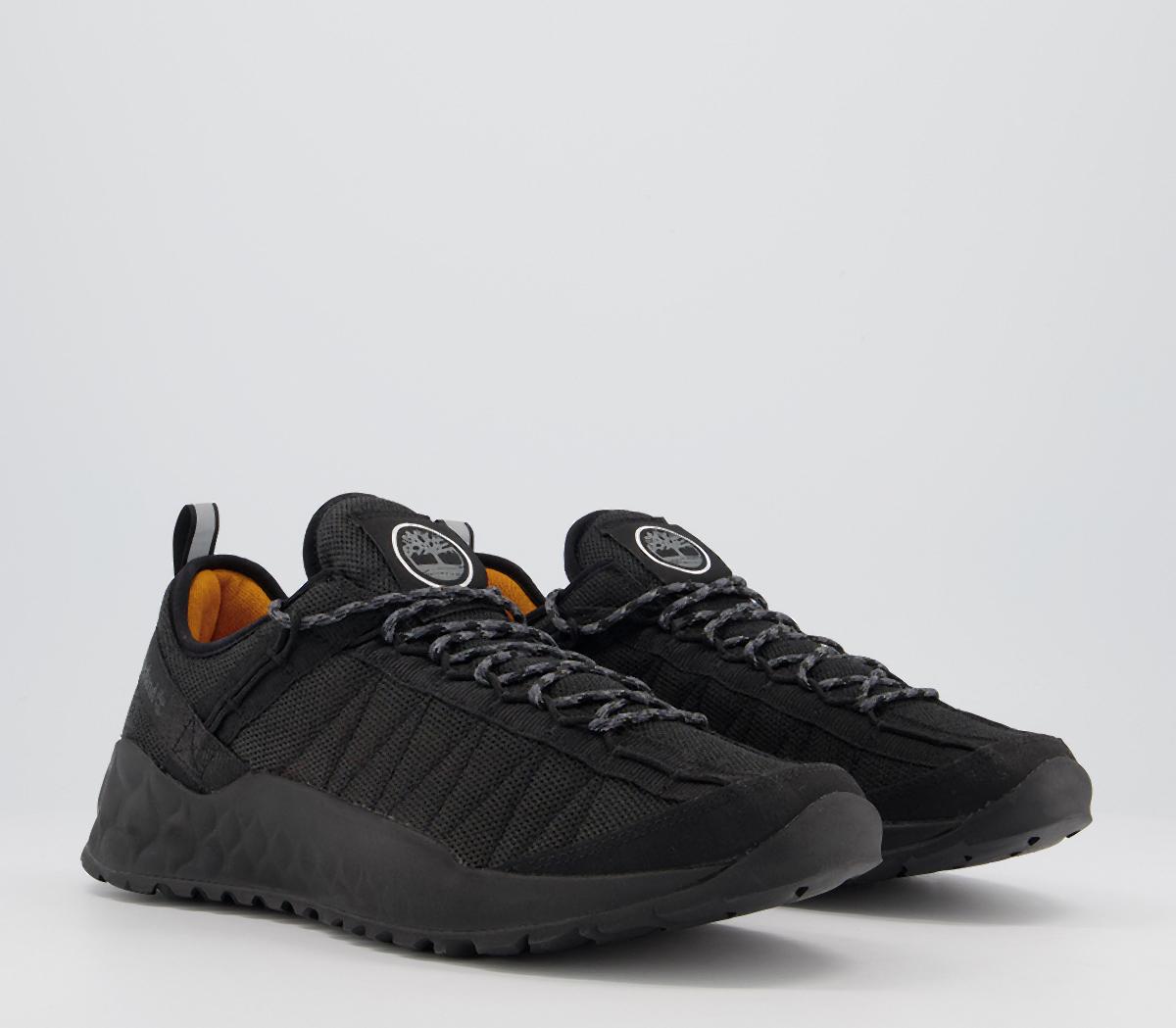Timberland Solar Wave Low Mesh Trainers Blackout Mesh - Men's Casual Shoes