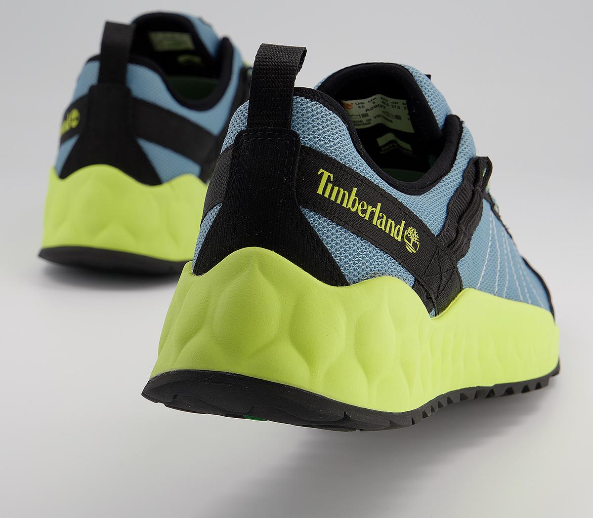Timberland Solar Wave Low Mesh Trainers Medium Blue Mesh - Men's Casual ...