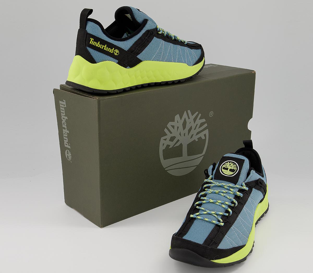 Timberland Solar Wave Low Mesh Trainers Medium Blue Mesh - Men's Casual ...