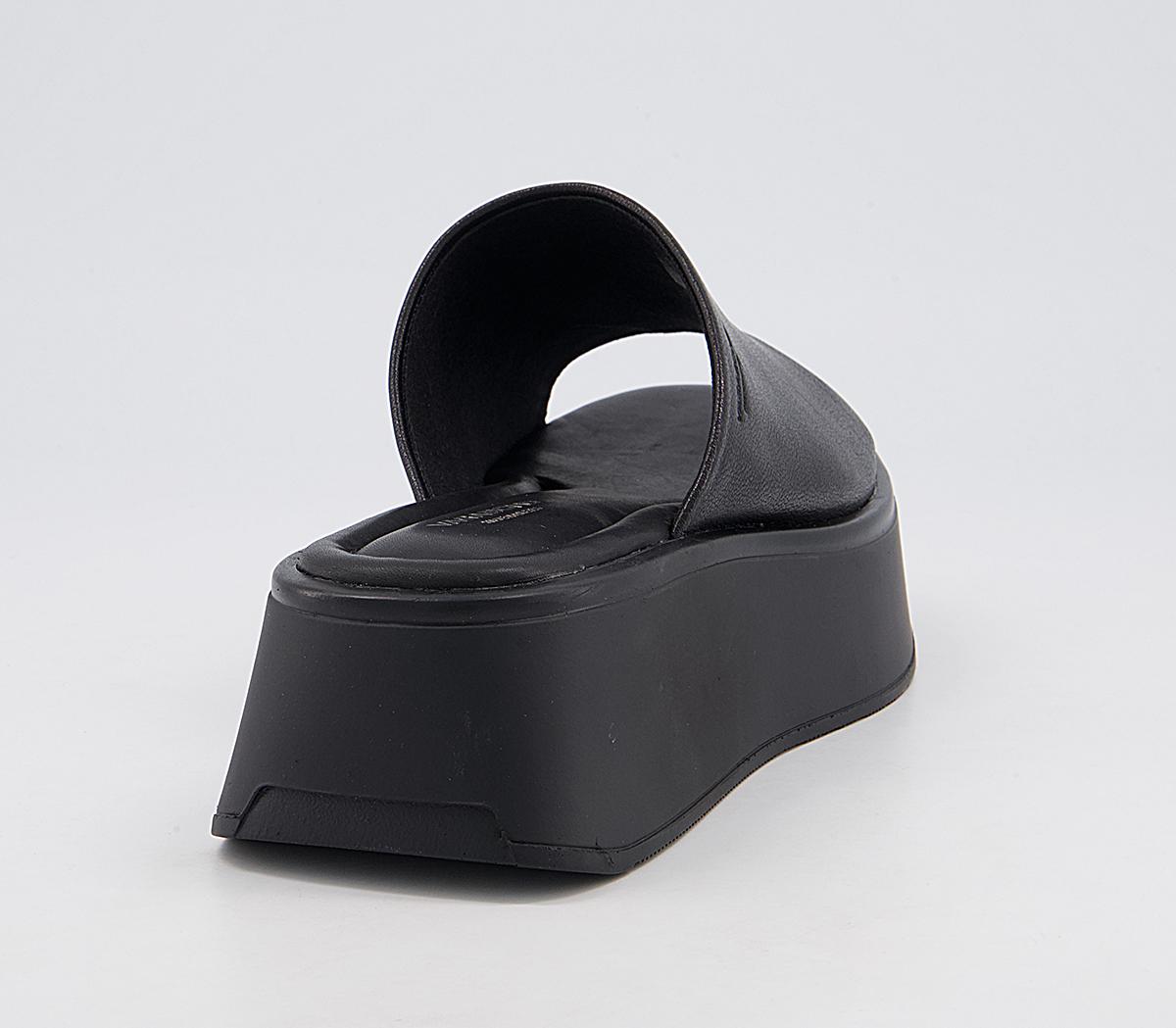 Vagabond Shoemakers Courtney Slides Black - Women’s Sandals