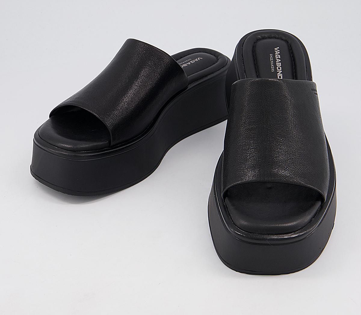 Vagabond Shoemakers Courtney Slides Black - Women’s Sandals