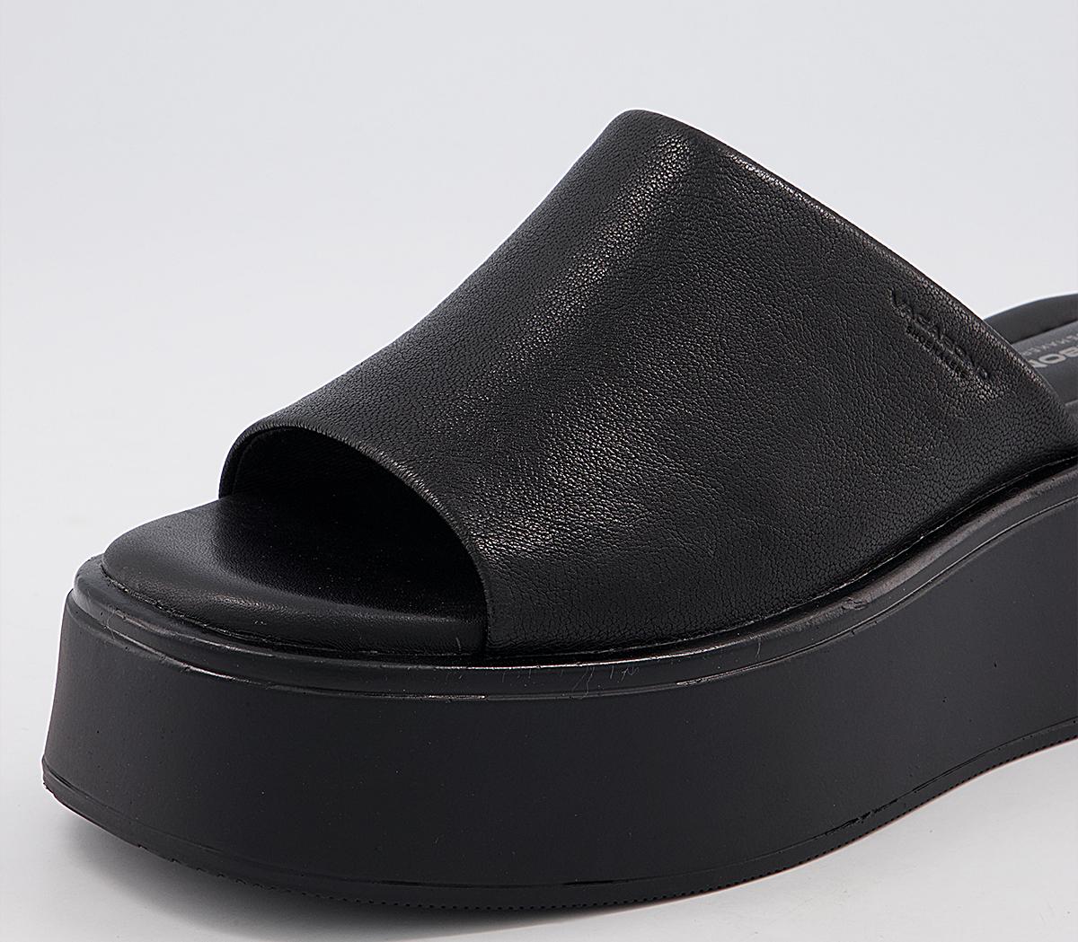 Vagabond Shoemakers Courtney Slides Black - Women’s Sandals