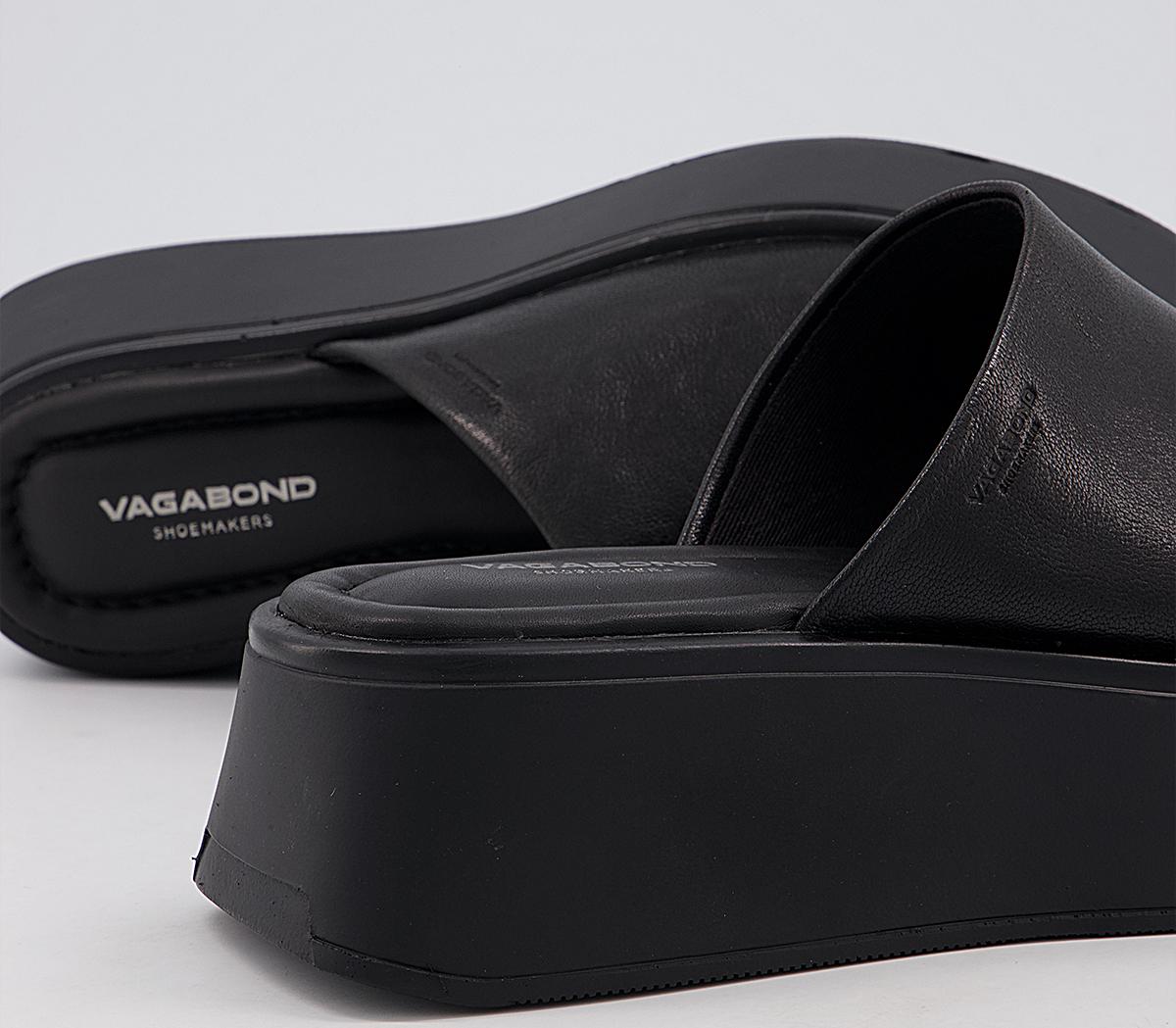 Vagabond Shoemakers Courtney Slides Black - Women’s Sandals