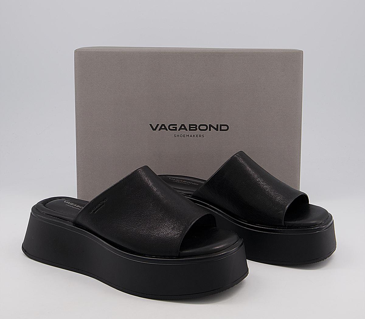 Vagabond Shoemakers Courtney Slides Black - Women’s Sandals