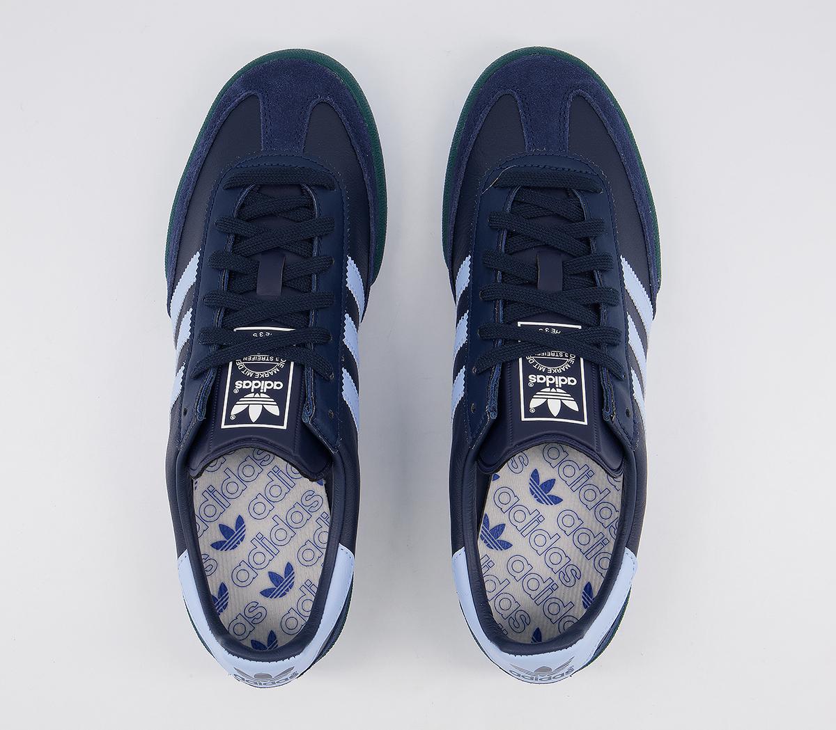 adidas Valencia Trainers Core Navy Halo Blue Green - Unisex Sports