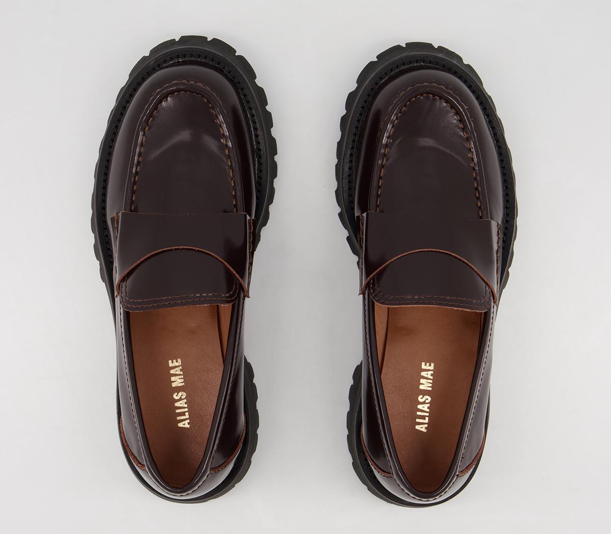 Alias Mae Oscar Loafers Choc Box - Flat Shoes for Women