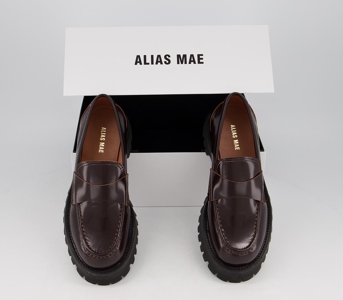 Alias Mae Oscar Loafers Choc Box - Flat Shoes for Women