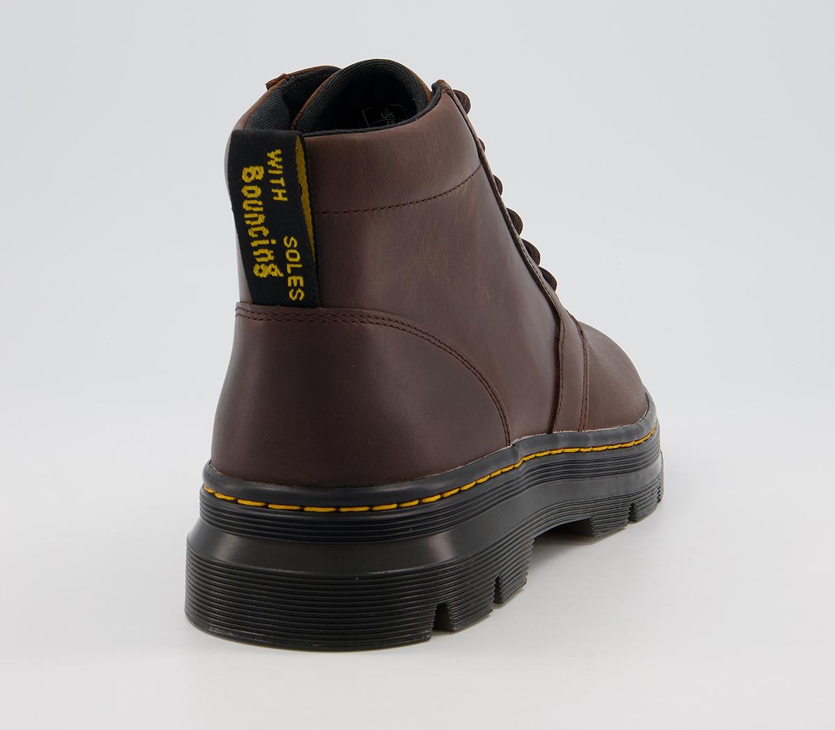 Dr. Martens Bonny Leather Boots Gaucho Crazy Horse - Men's Casual Shoes