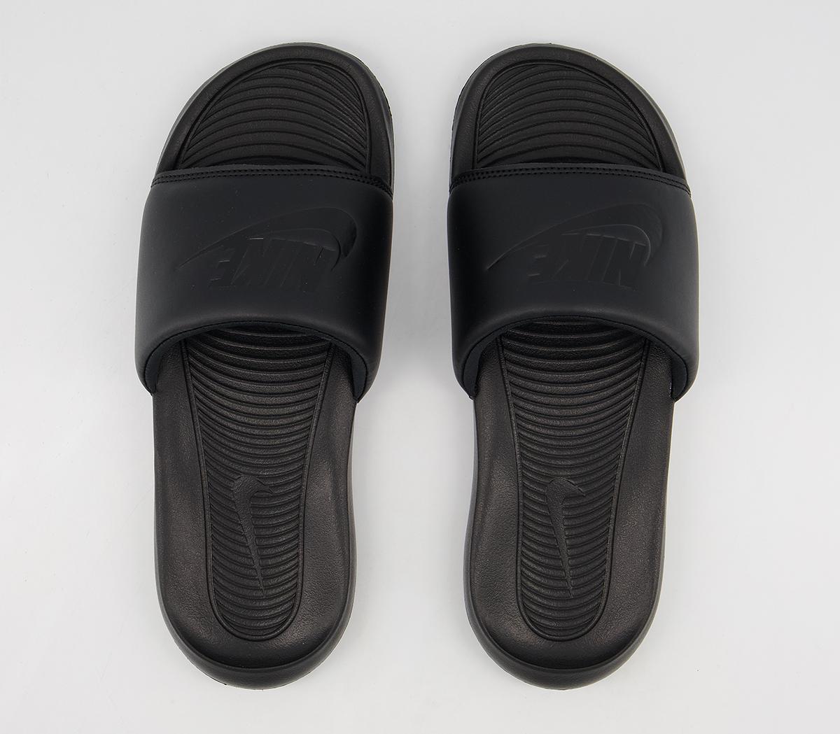 Nike Victori One Sliders Black Black F - Women’s Sandals