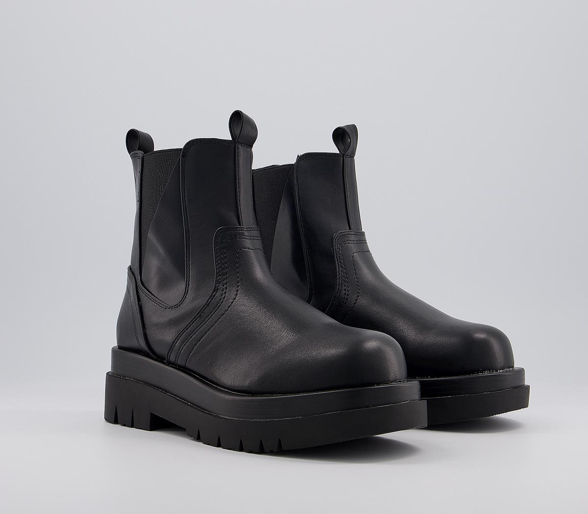 Raid Brazen Boots Black - Women's Ankle Boots