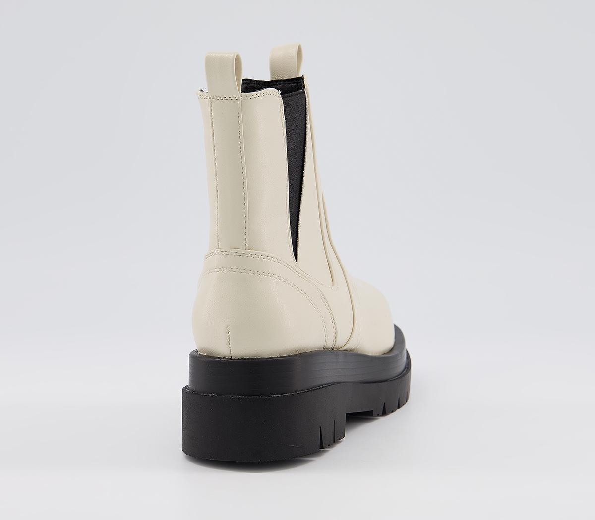 Raid Brazen Boots Bone - Women's Ankle Boots