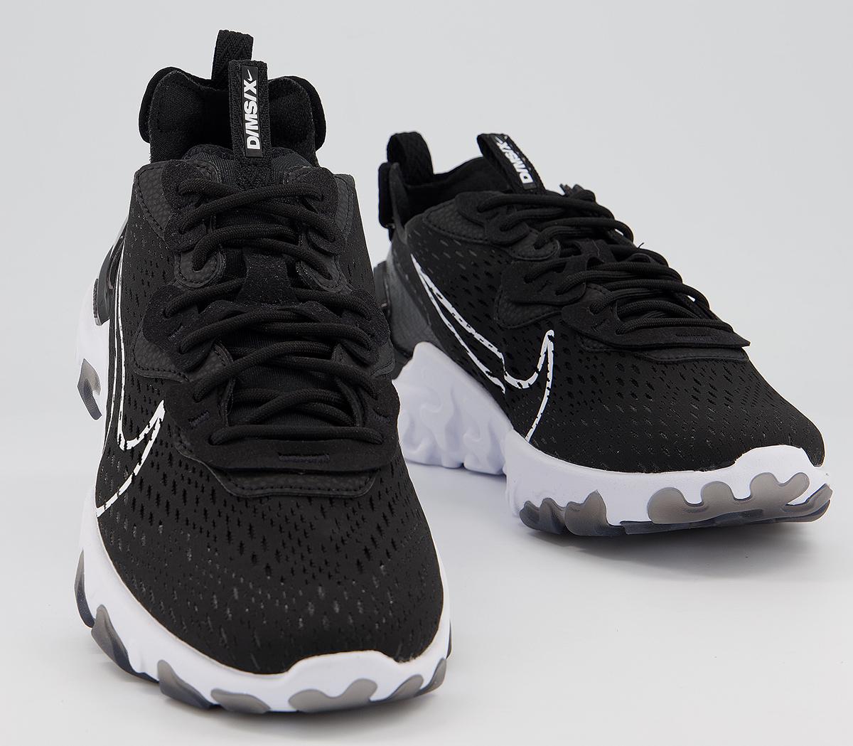Nike Nike React Vision Trainers Black White Black - Junior