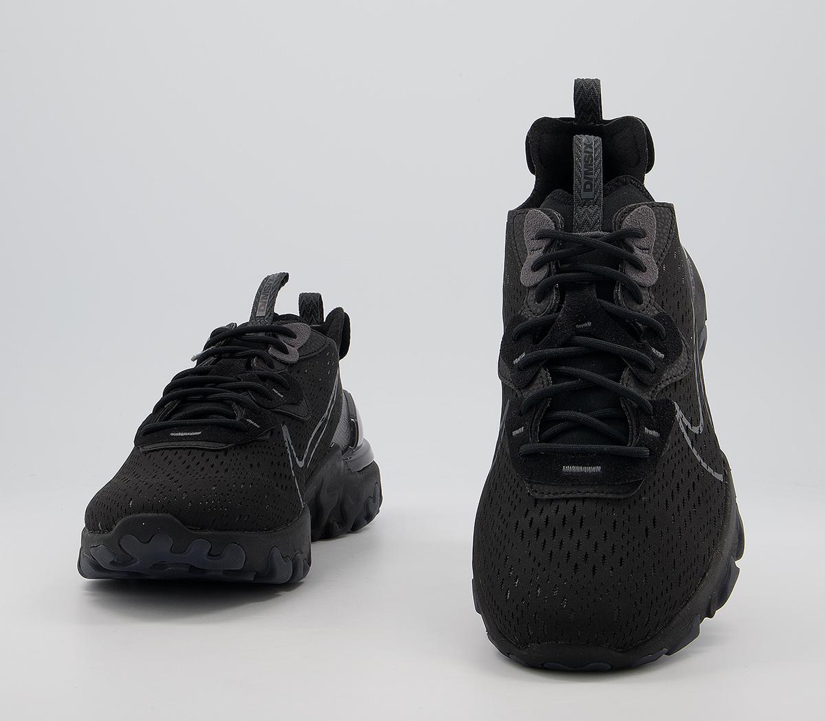 Nike React Vision Trainers Black Anthracite Black - Men's Trainers