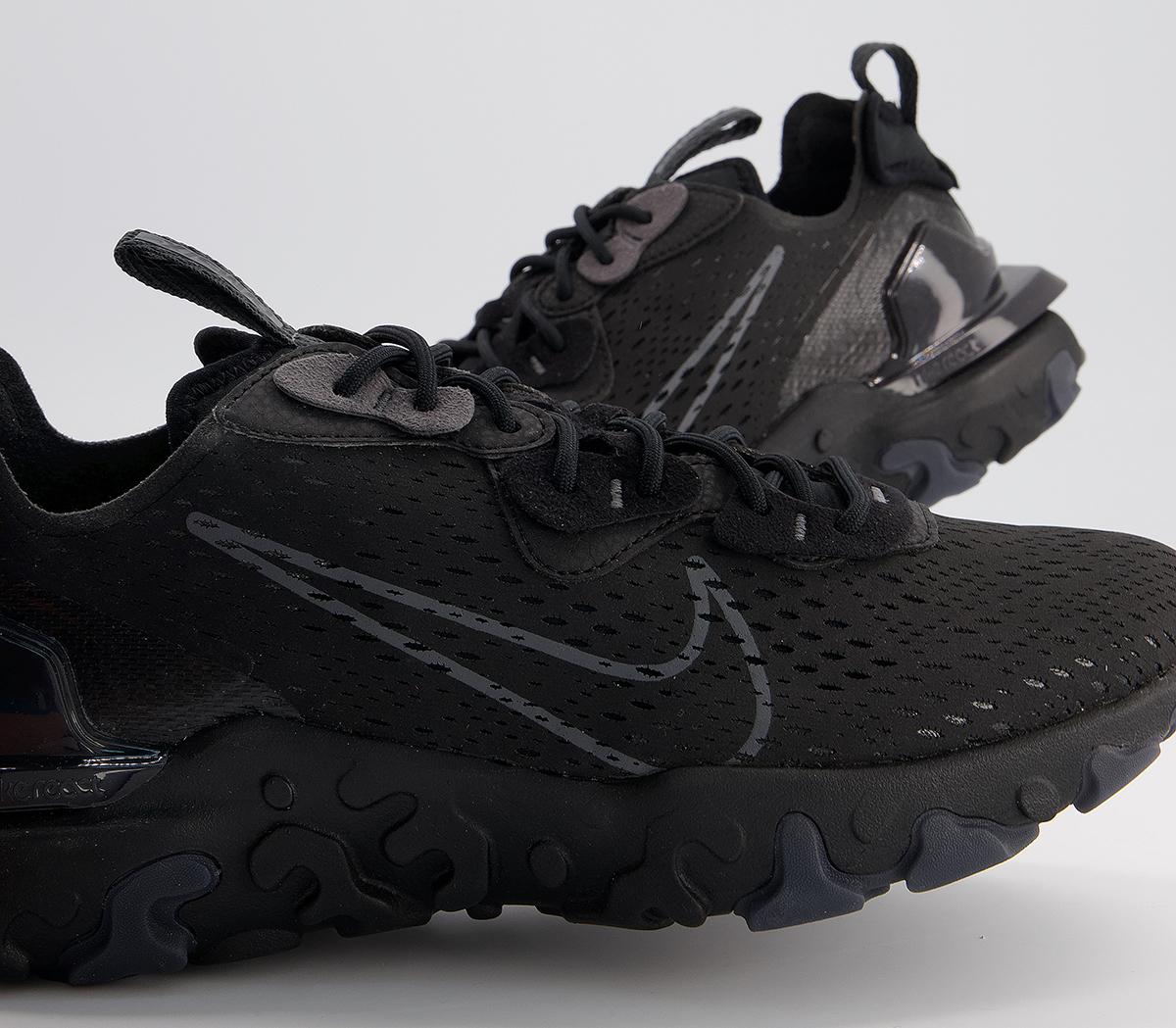 Nike React Vision Trainers Black Anthracite Black - Men's Trainers