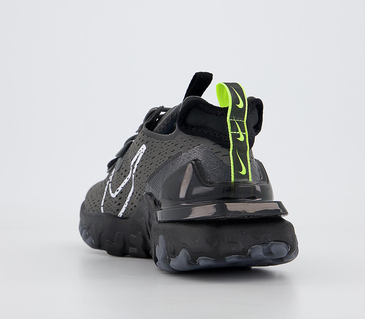 Nike Nike React Vision Trainers Iron Grey White Volt Black - Men's Trainers