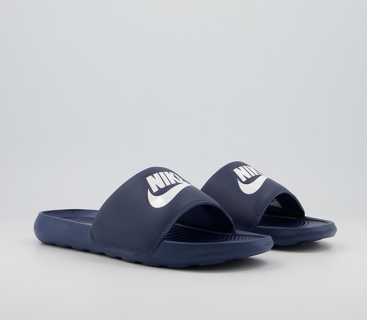 Nike Victori One Slides Navy - Men’s Sandals