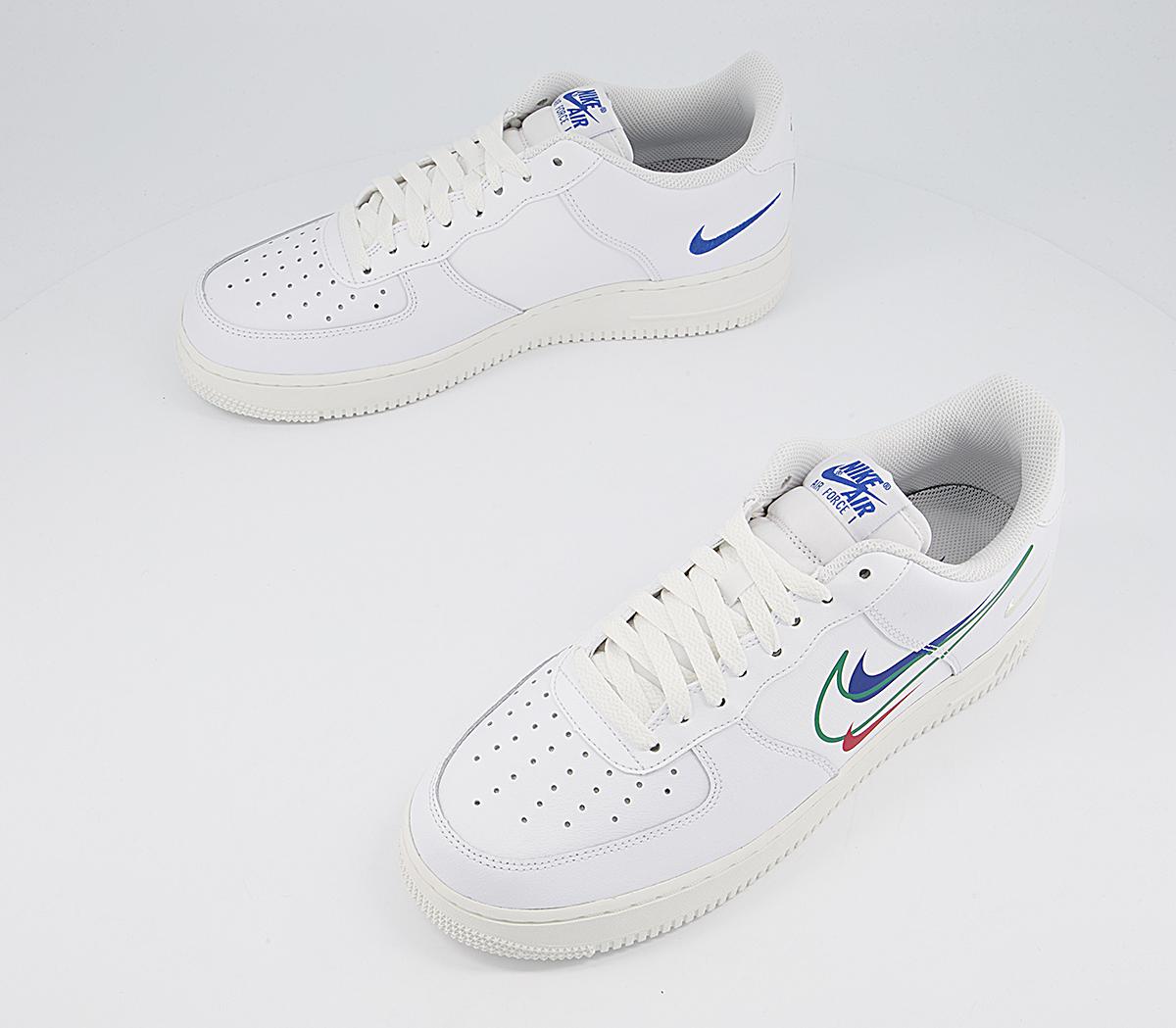 Nike Air Force 1 Lv8 Trainers White Green Noise Game Royal - Nike Air ...