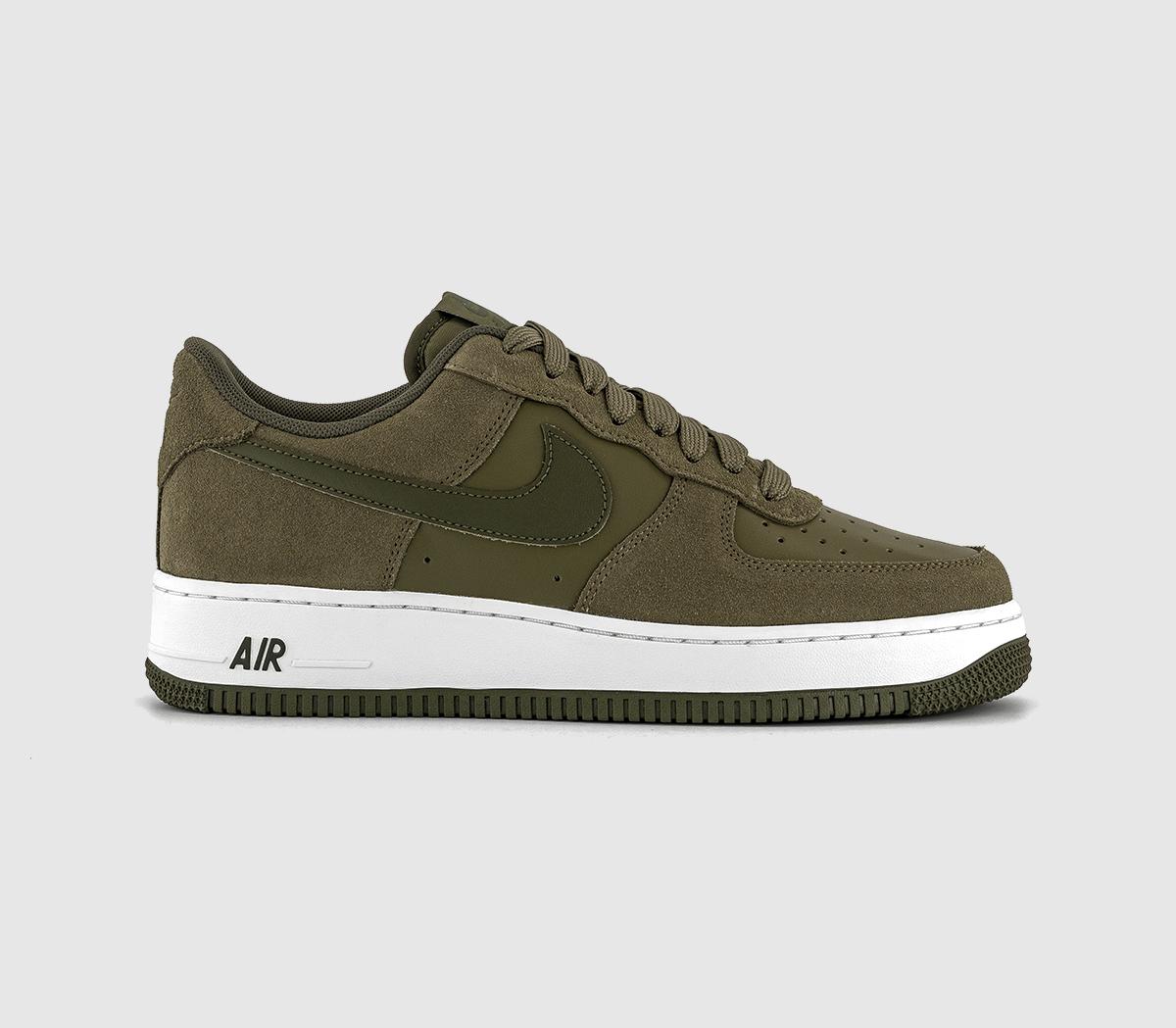 Click here for Nike Mens Air Force 1 Lv8 Trainers Med Olive Cargo... prices