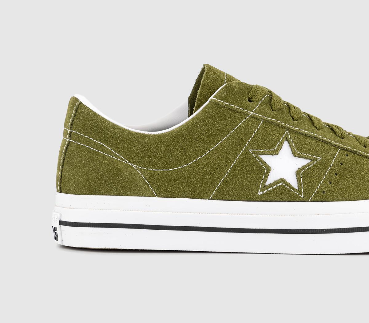 Converse One Star Pro Trainers Torlled White Black - Unisex Sports