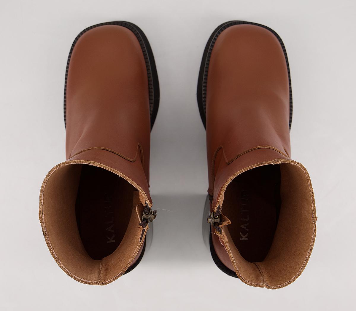 Kaltur Platform Boot Tan - Ankle Boots