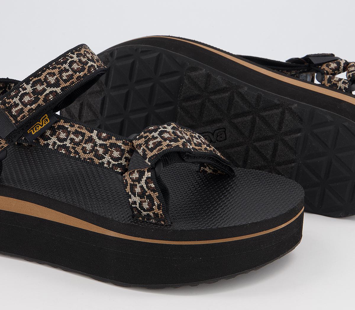 Teva Flatform Universal Sandals Leopard - Women’s Sandals