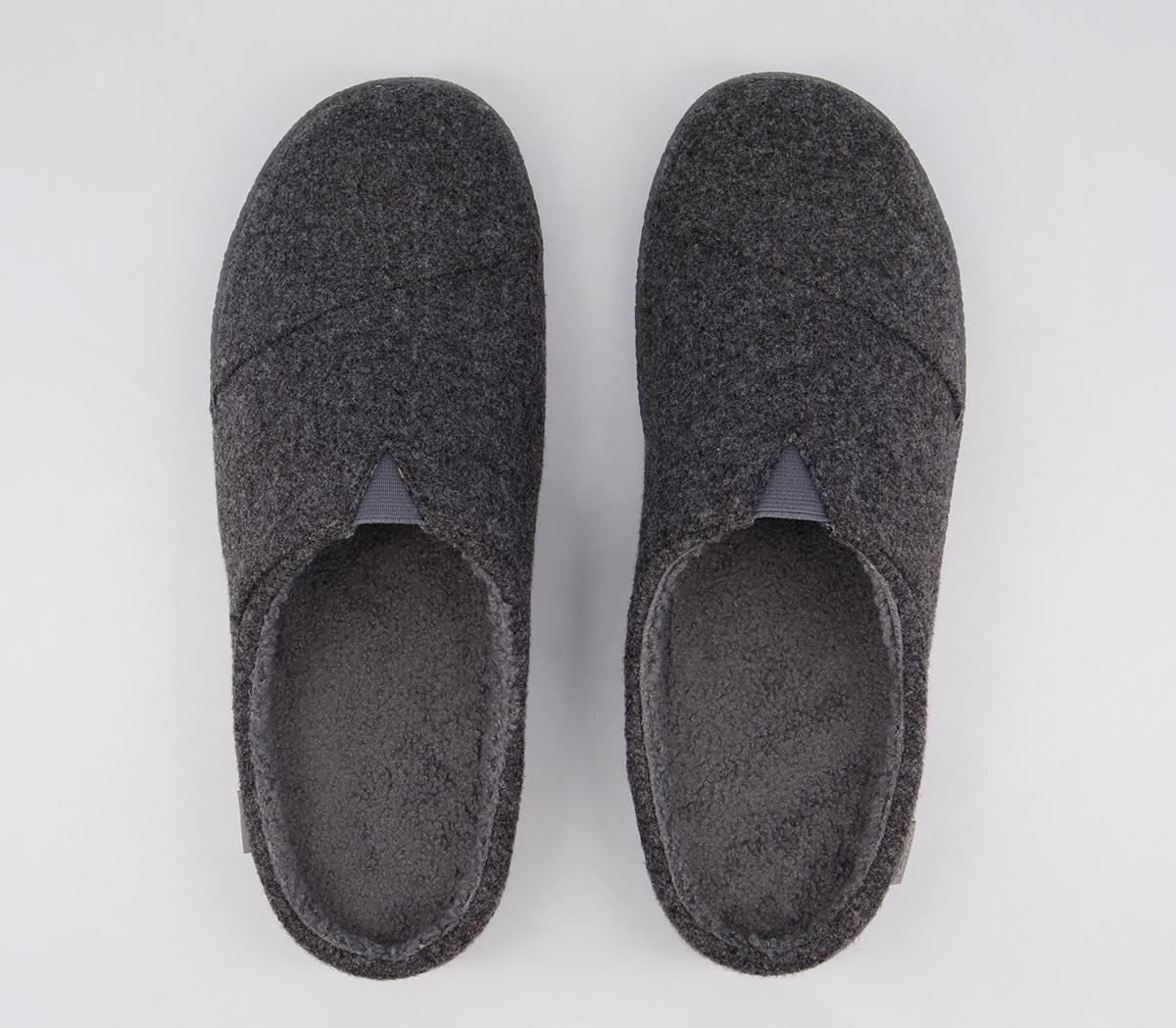 TOMS Berkeley Slippers Grey - Men's Casual Shoes