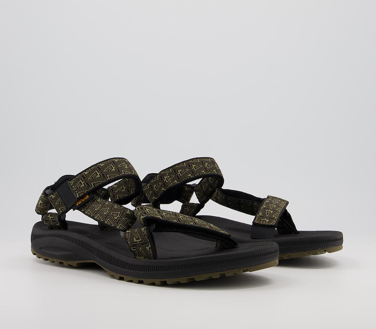 Teva Winsted Sandals Bamboo Dark Olive - Men’s Sandals