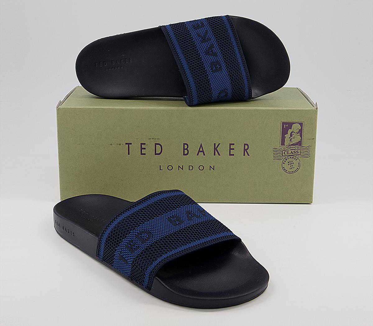 Ted Baker Danoup Sliders Navy - Men’s Sandals