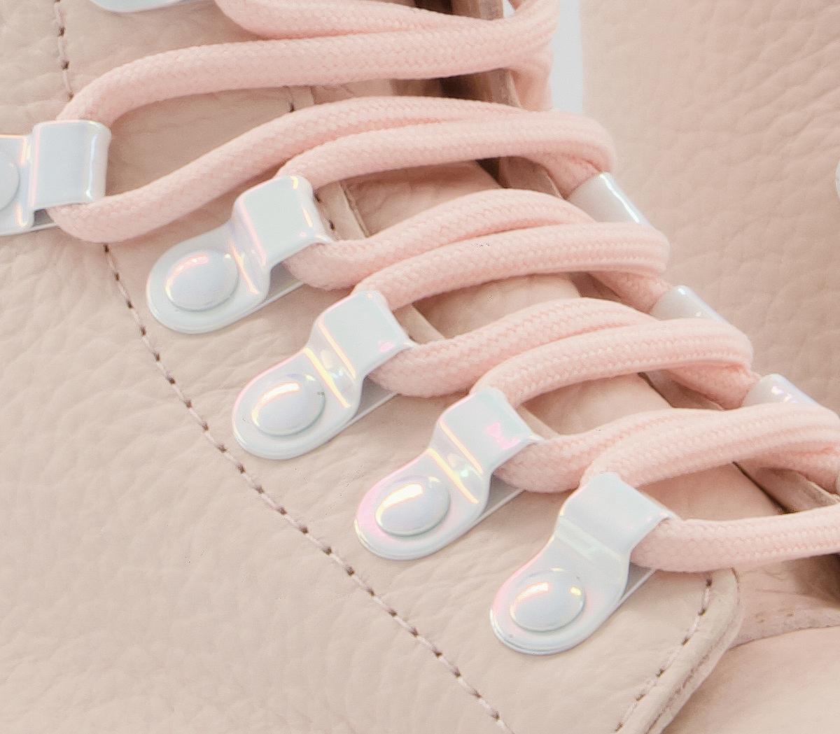 Dr. Martens 1460 Iridescent Hardware Boots Shell Pink - Women's Ankle Boots