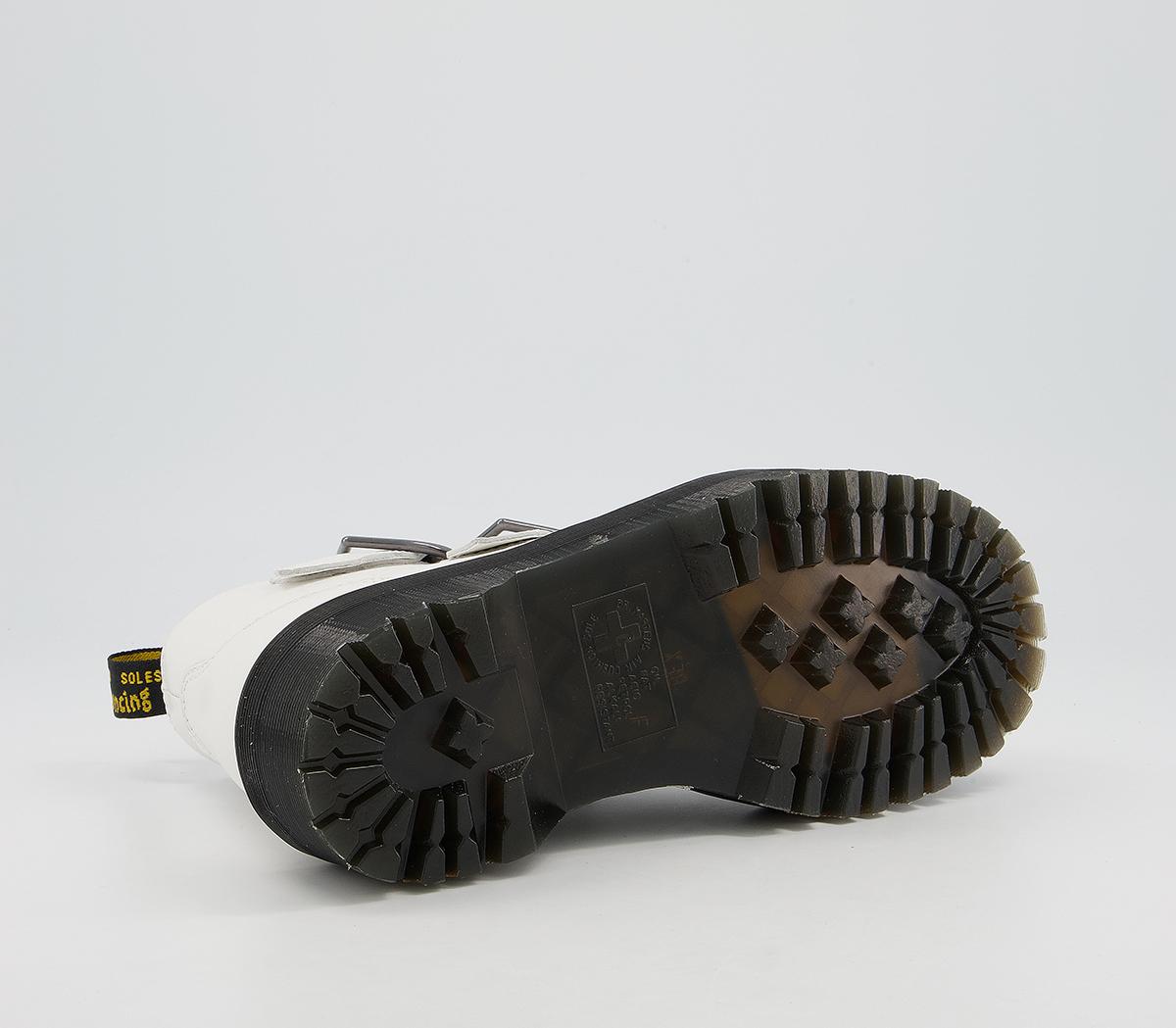 Dr. Martens Devon Heart Boots White - Women's Boots