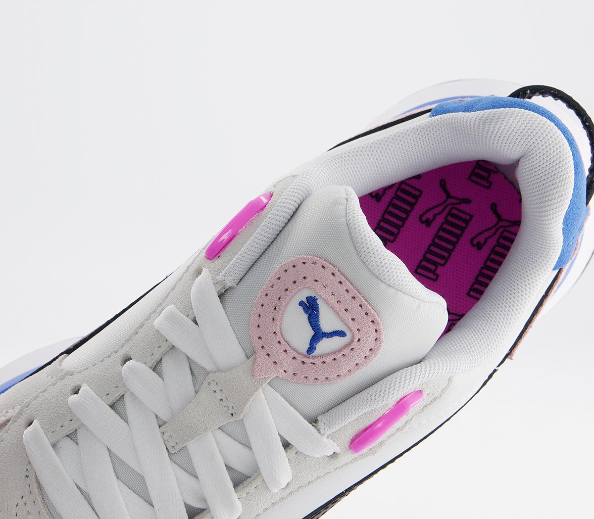 Puma Wild Rider Trainers Puma White Pink Lady Sneaker Damen Puma Wild Rider Trainers Puma White Pink Lady Sneaker Damen
