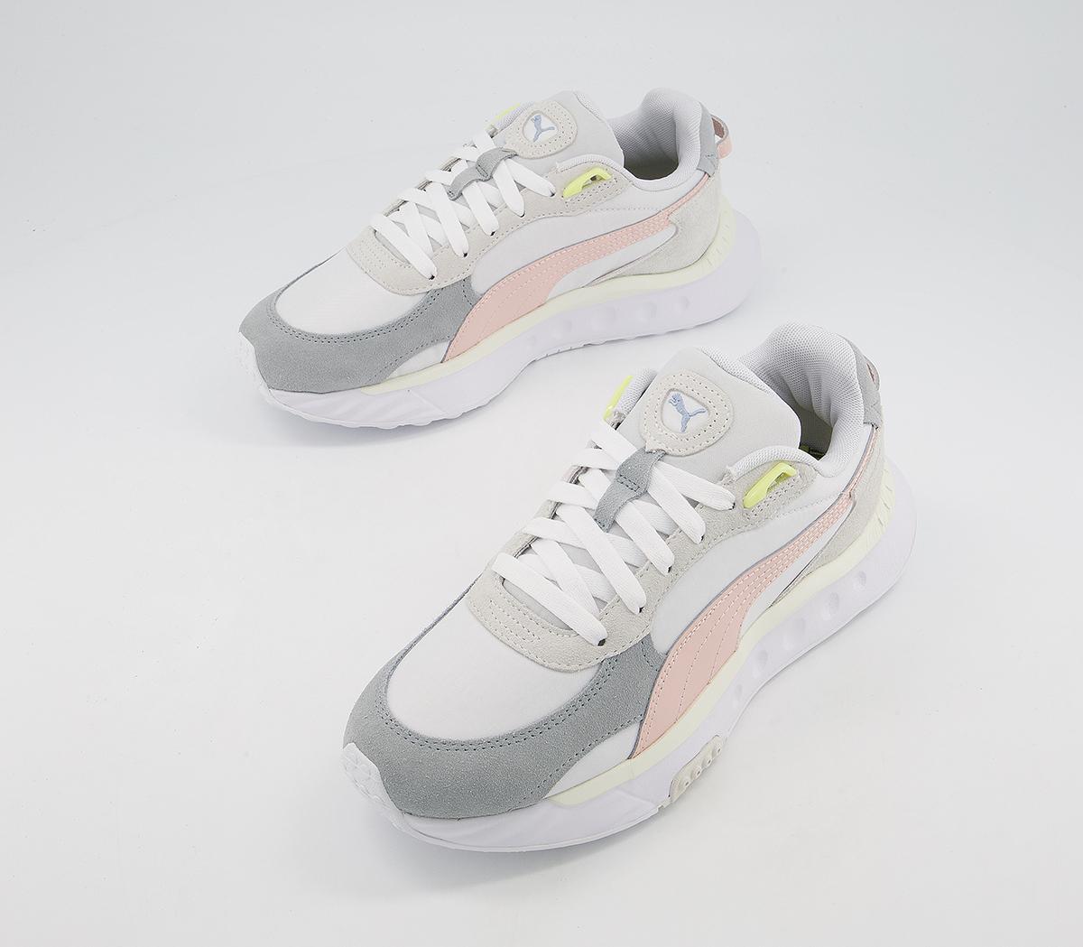 PUMA Wild Rider Trainers Blue Fog Puma White - Women's Trainers