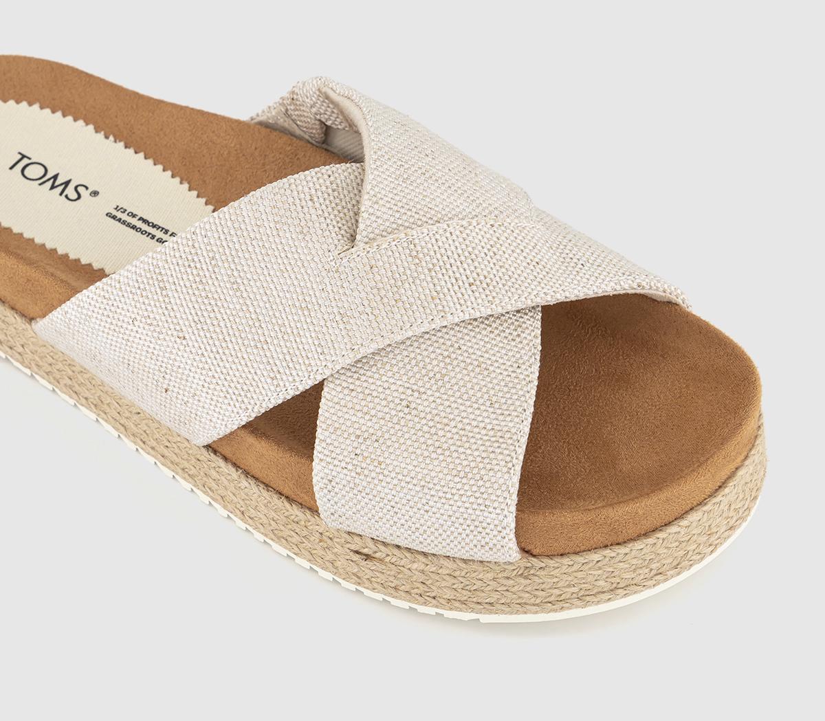 TOMS Paloma Slides Natural - Women’s Sandals