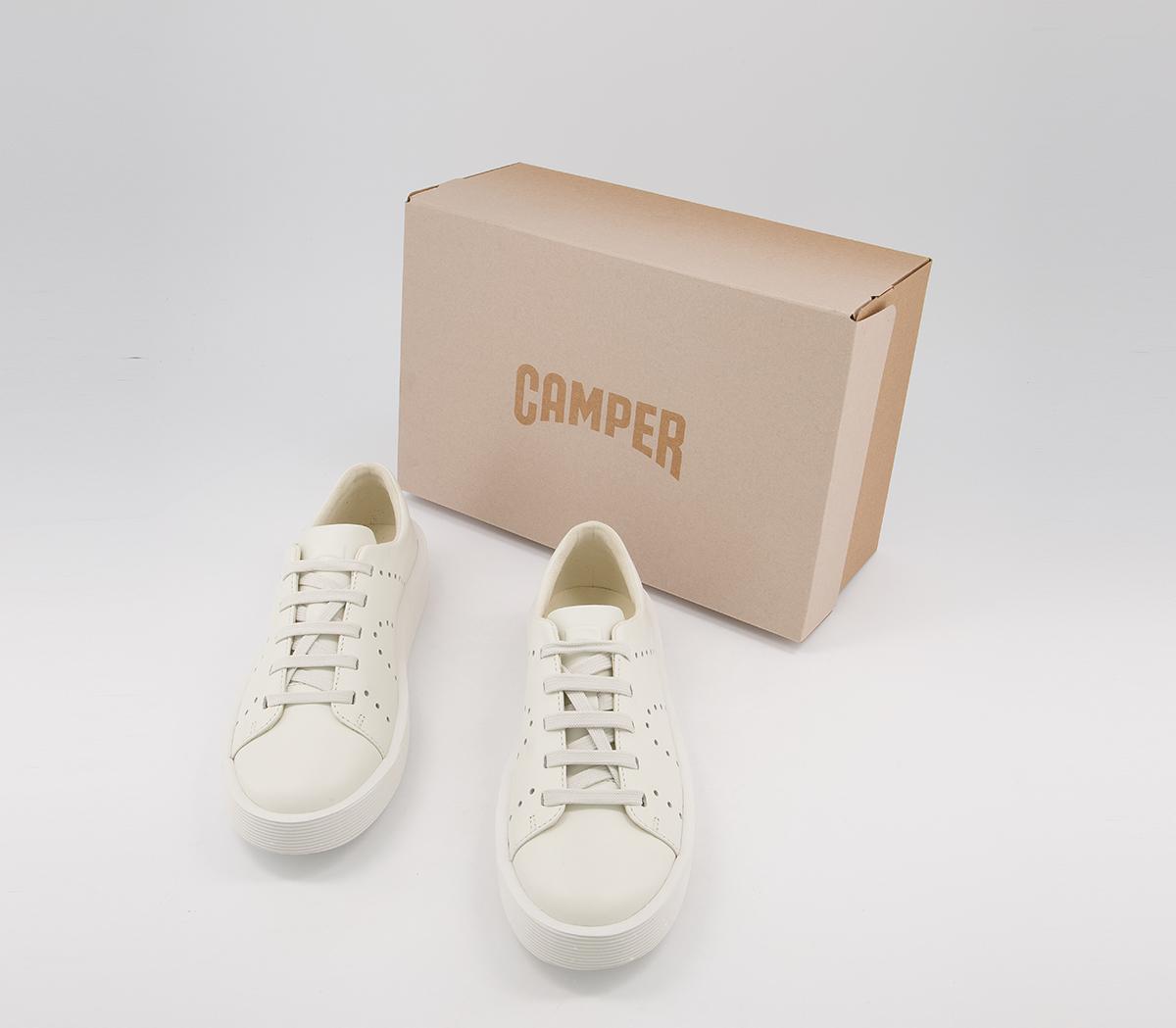 Camper Courb Trainers White Natural - Flat Shoes for Women